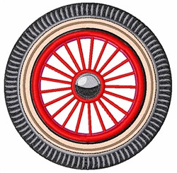 Car Tire Embroidery Design | EmbroideryDesigns.com