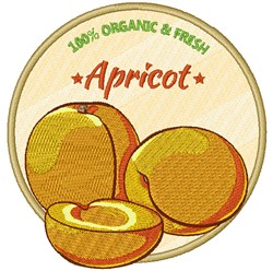 Apricot Embroidery Design | EmbroideryDesigns.com