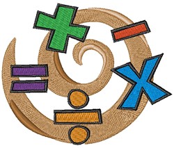Math Symbols Embroidery Design | EmbroideryDesigns.com