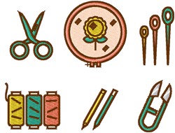 Hand Embroidery Collage Embroidery Design | EmbroideryDesigns.com