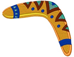 Boomerang Embroidery Design | EmbroideryDesigns.com
