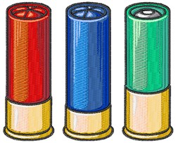 Live Shotgun Shells Embroidery Design | EmbroideryDesigns.com