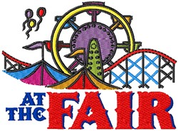 At The Fair Embroidery Design | EmbroideryDesigns.com