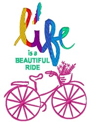 Beautiful Ride Embroidery Design | EmbroideryDesigns.com
