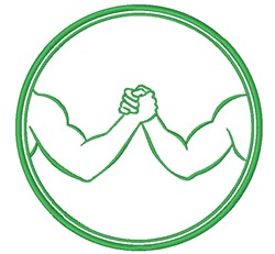 Muscle Brothers Embroidery Design | EmbroideryDesigns.com