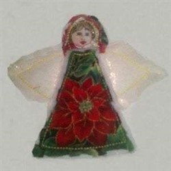 Rag Quilt Angel Embroidery Design | EmbroideryDesigns.com