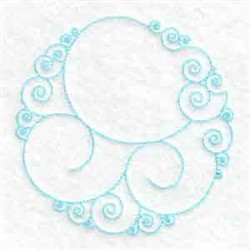 Swirls Embroidery Design | EmbroideryDesigns.com