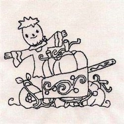 Redwork Farm Embroidery Design | EmbroideryDesigns.com