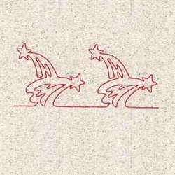 Stars Endless Border Embroidery Design | EmbroideryDesigns.com