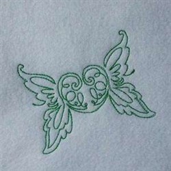 Redwork Butterfly Embroidery Design | EmbroideryDesigns.com