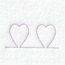 Spring Heart Border Embroidery Design | EmbroideryDesigns.com