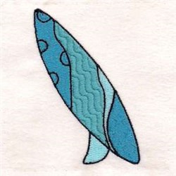 Surfboard Embroidery Design | EmbroideryDesigns.com