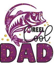 Reel Cool Dad Embroidery Design | EmbroideryDesigns.com
