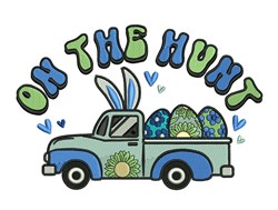 On The Hunt Embroidery Design | EmbroideryDesigns.com