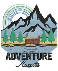 Adventure Awaits Embroidery Design | EmbroideryDesigns.com