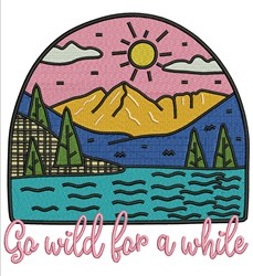 Go Wild Embroidery Design | EmbroideryDesigns.com