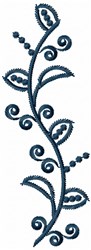 Outline Vine Embroidery Design | EmbroideryDesigns.com