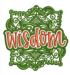 Wisdom Embroidery Design | EmbroideryDesigns.com