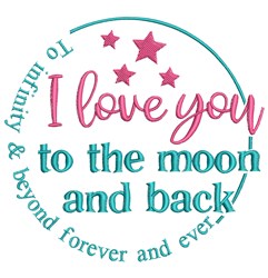 I Love You Embroidery Design | EmbroideryDesigns.com