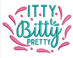 Itty BItty Pretty Embroidery Design | EmbroideryDesigns.com