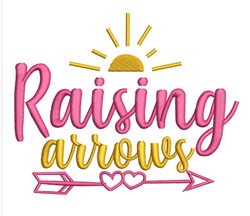 Raising Arrows Embroidery Design | EmbroideryDesigns.com