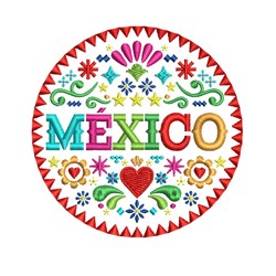 Mexico Embroidery Design | EmbroideryDesigns.com
