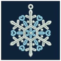 FSL Small Snowflake Embroidery Design | EmbroideryDesigns.com