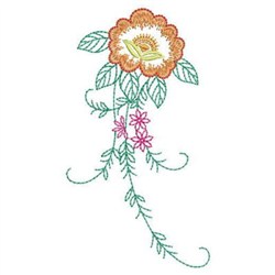 Delicate Flower Embroidery Design | EmbroideryDesigns.com