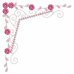 Corner Quilt Embroidery Design | EmbroideryDesigns.com