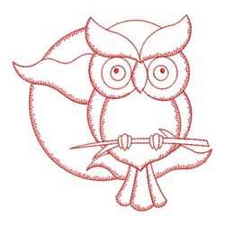 Redwork Halloween Embroidery Design | EmbroideryDesigns.com
