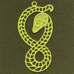 FSL Snake Embroidery Design | EmbroideryDesigns.com