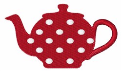 Tea Pot Embroidery Design | EmbroideryDesigns.com