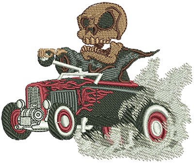 Rat Rod Machine Embroidery Design Sewing & Needlecraft Embroidery Craft ...