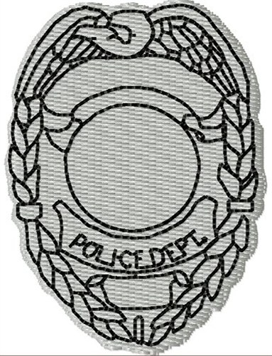 Blank Police Patch Template