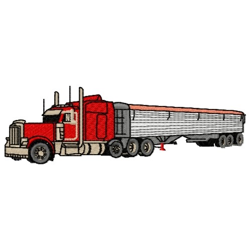 Fiber Arts Filling Embroidery Design Instant Download Peterbilt ...