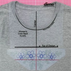 Perfect Placement Kit for Center Chest | EmbroideryDesigns.com