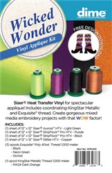 Wicked Wonder Vinyl Applique Kit | EmbroideryDesigns.com