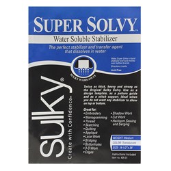 Sulky Super Solvy Stabilizer - Clear - 19.75 x 1 yd. Pkg ...