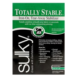 Sulky Totally Stable Stabilizer - Black - 20 x 1 yd. Pkg ...