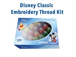 Brother ETPDISCL24 Disney Classic 24 Spool Embroidery Thread Kit ...